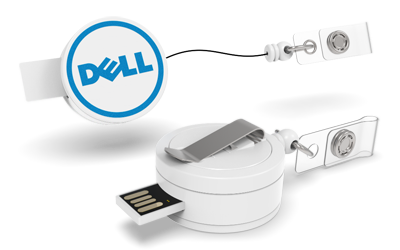 Retractable Badge Reel USB Flash Drive CustomUSB
