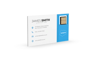 Custom USB Business Cards - Personalized Wallet Cards | CustomUSB