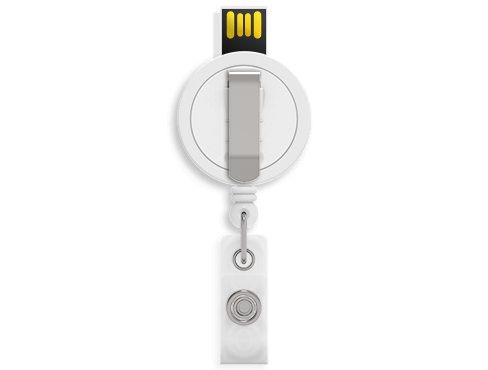 Retractable Badge Reel USB Flash Drive CustomUSB